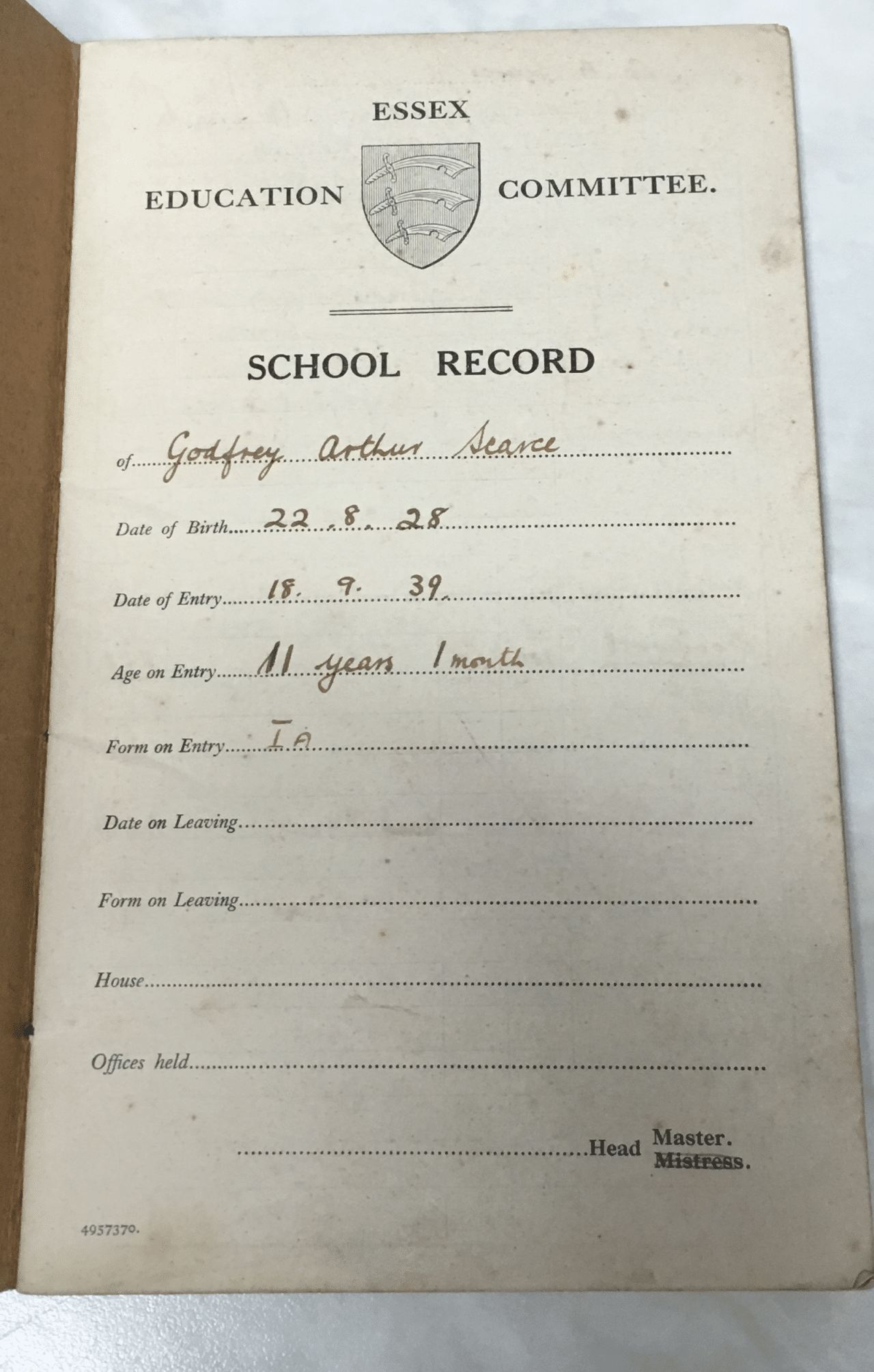 School History - Manningtree High School