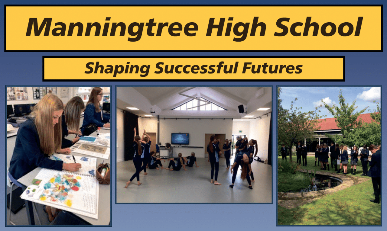 Open Evening - Wednesday 28th September - Manningtree High School